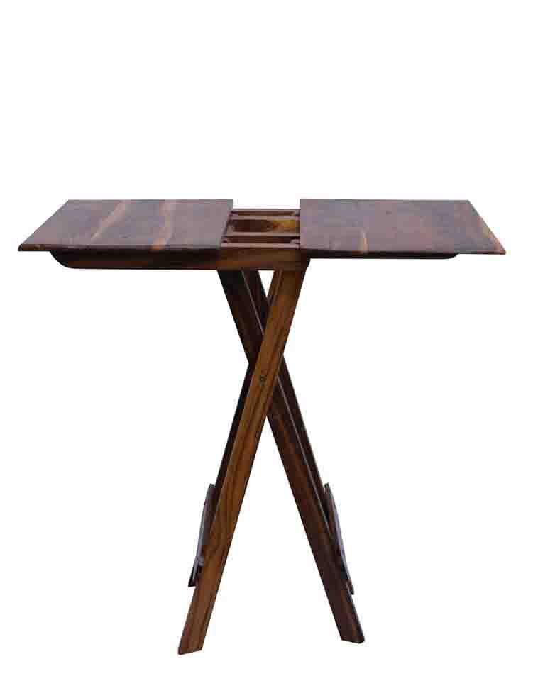 Folding Table Teak Wood | Space Saving Design | Artiqulate Lifestyle